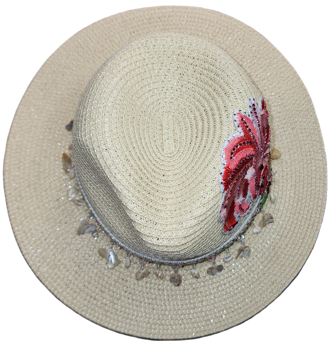 Panama Style Hat with Flamingo – HatLadyBling